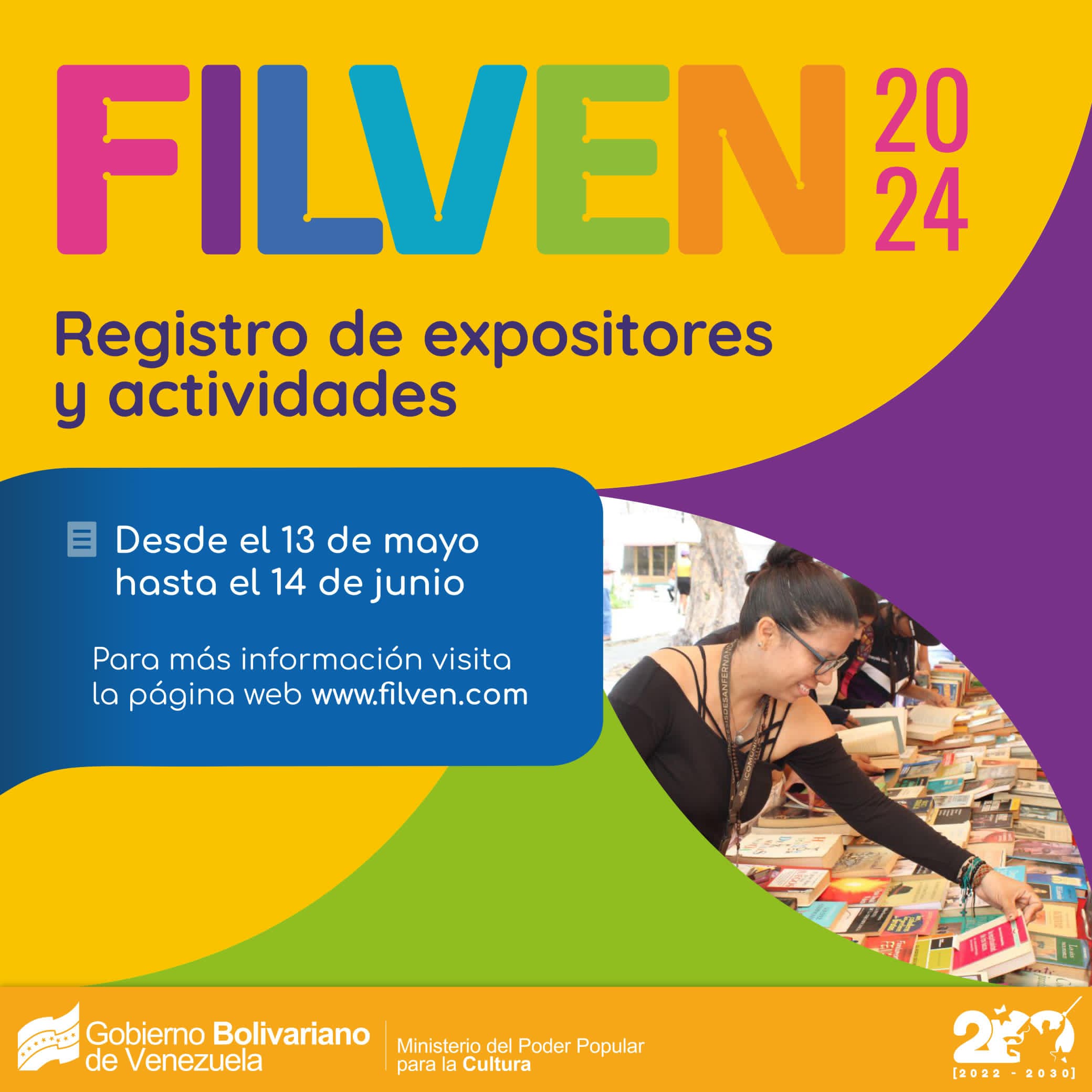 Abierto registro de expositores y actividades para la Filven 2024 – FILVEN